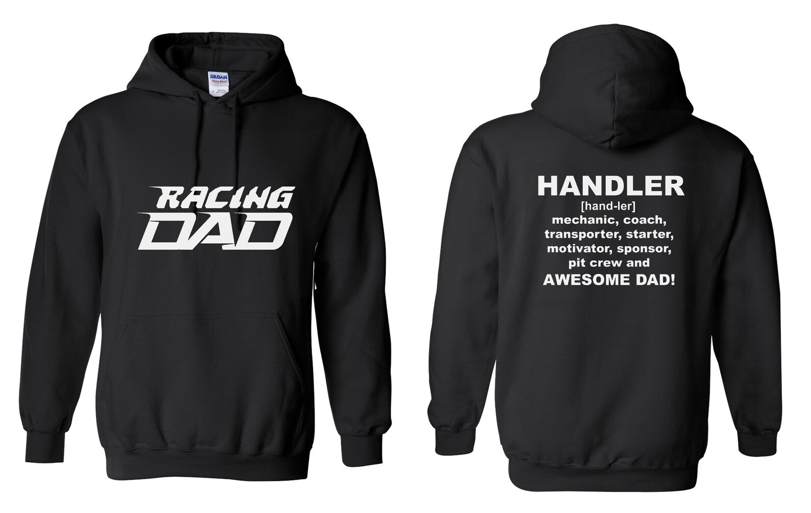 Racing Dad Hoodie/handler Hoodie/quarter Midgets Dad's Hoodie/ USAC ...