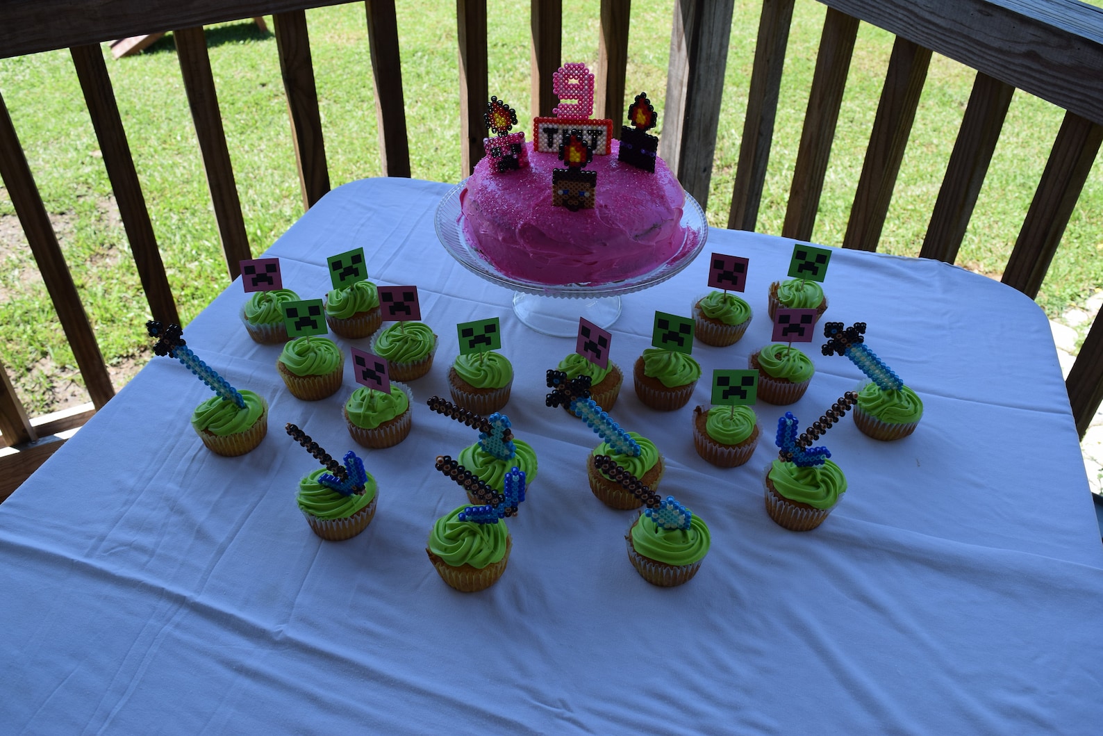 Minecraft Inspired Tool Set Cupcake Toppers - Etsy