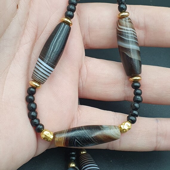 Antique ancient himalayan agate rare eyes patterns su… - Gem