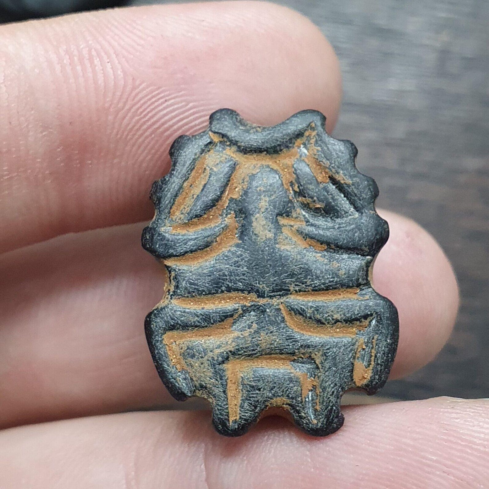 Mysterious Animals Antique Jewelry Egyptian Art Scarab Stamp Bead ...