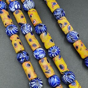 Vintage Antique African Gabri Style Eyes Beads 24 Inch Long Strand - Etsy