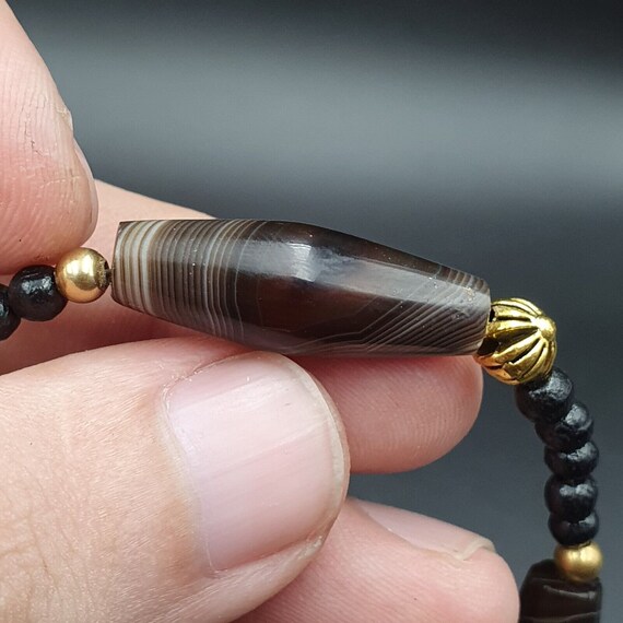 Antique ancient himalayan agate rare eyes patterns su… - Gem