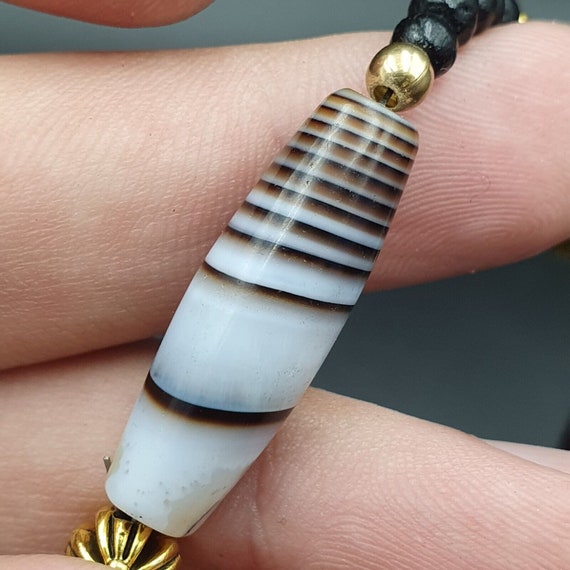 Antique ancient himalayan agate rare eyes patterns su… - Gem