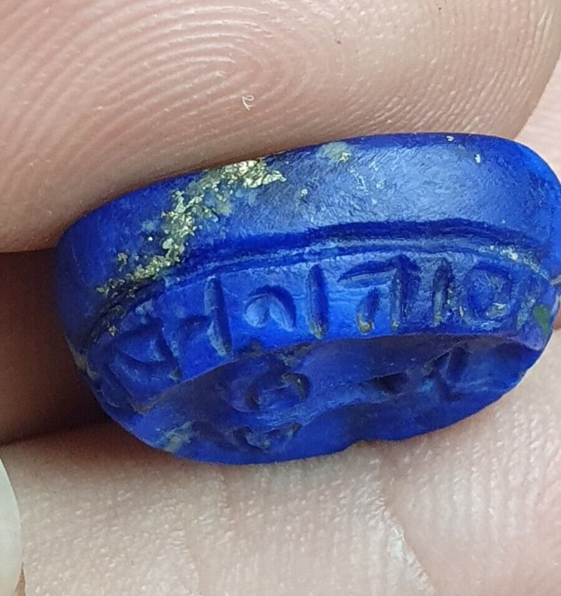 Ancient Achaemenid-sassanian Persian Afghan Lapis Stamp Seal W Pahlavi ...