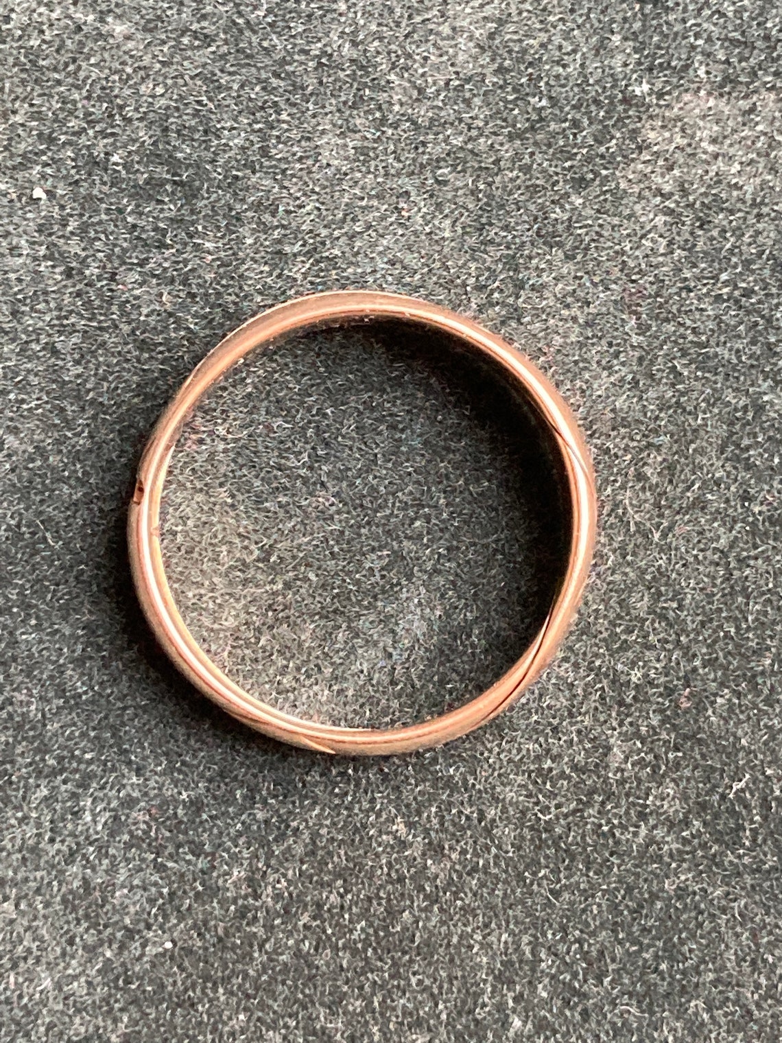 Antique French gimmel Secret Wedding Band Double Band 18k | Etsy