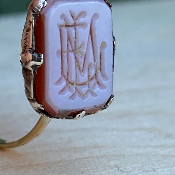 Sardonyx Ring - Etsy