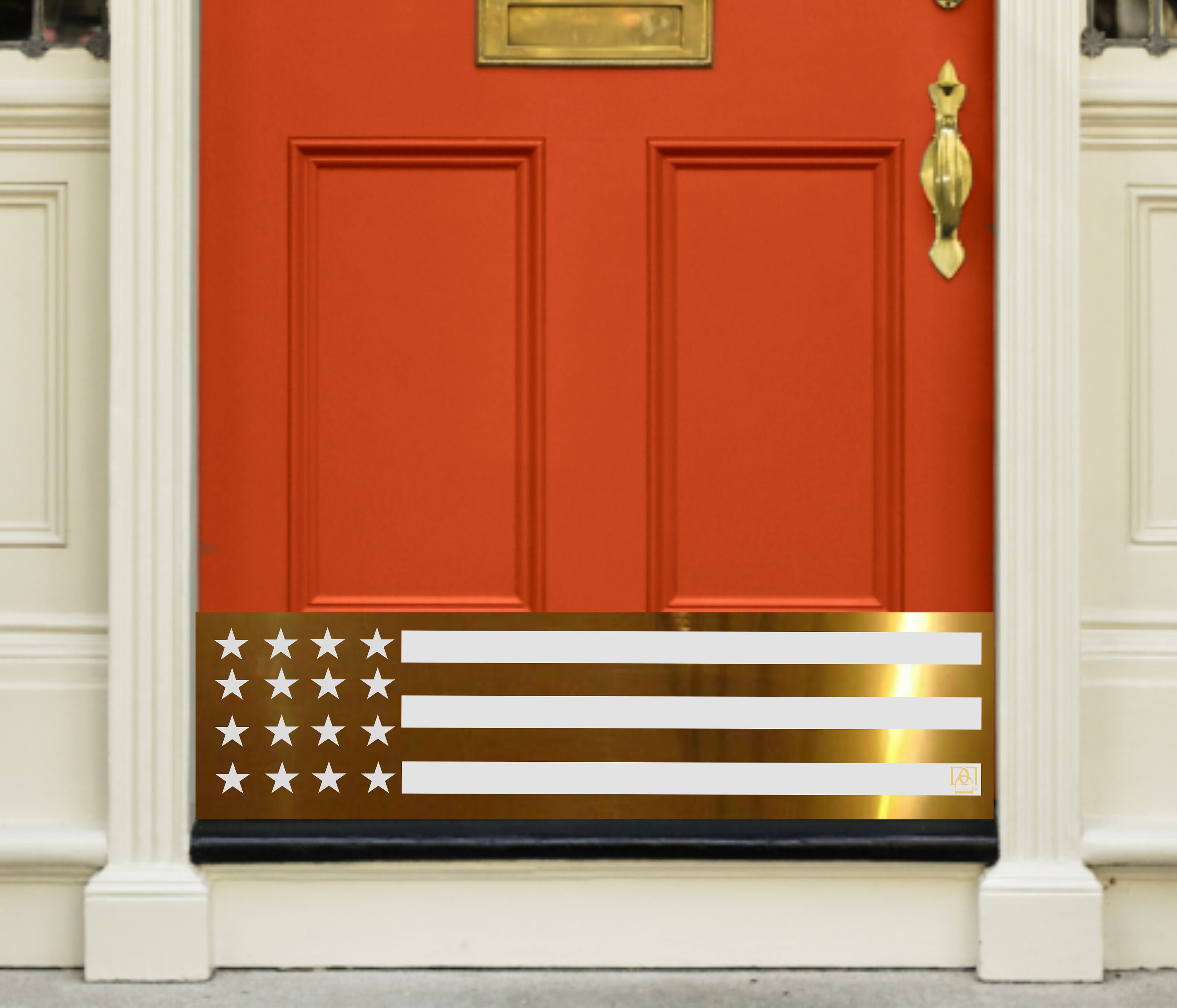 Custom Door Kick Plates Engraved Monogram Hammered Copper | Etsy