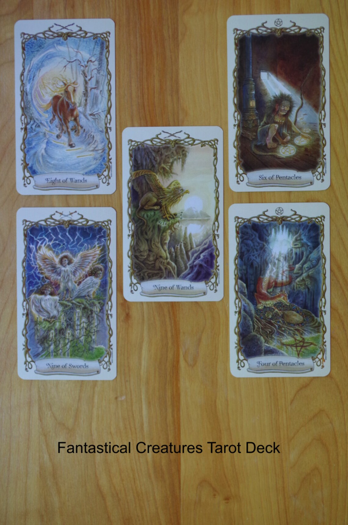 Fantastical Creatures Tarot 5-card Intuitive Reading - Etsy