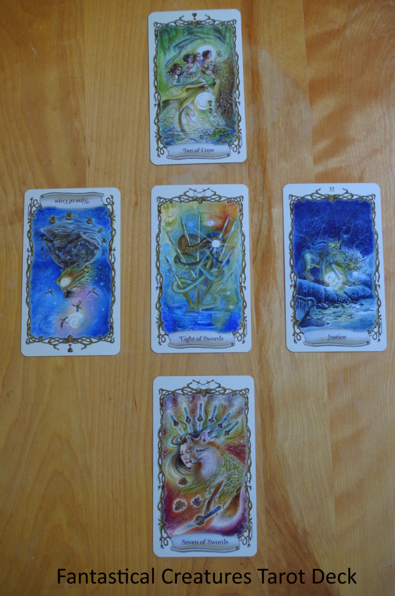 Fantastical Creatures Tarot 5-card Intuitive Reading - Etsy