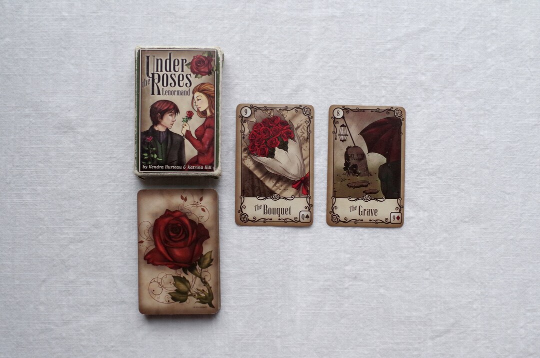 Under the Roses Lenormand 9-card Intuitive Reading - Etsy