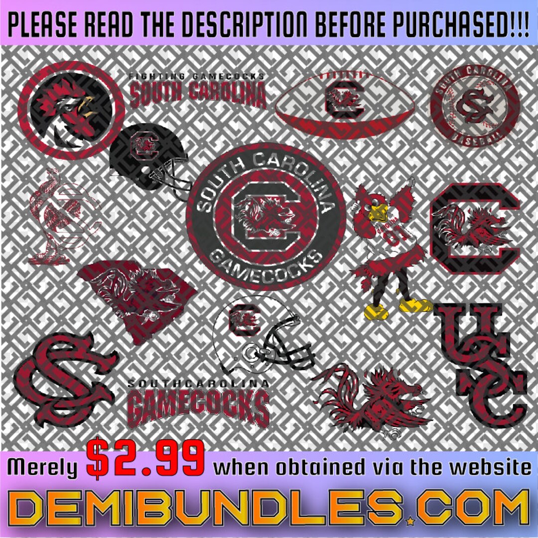 South-carolina-gamecocks Team Bundle Svg, N-C-A-A Teams Svg, N-C-A-A ...