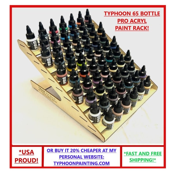 Pro Acrylic Paint Rack - Etsy