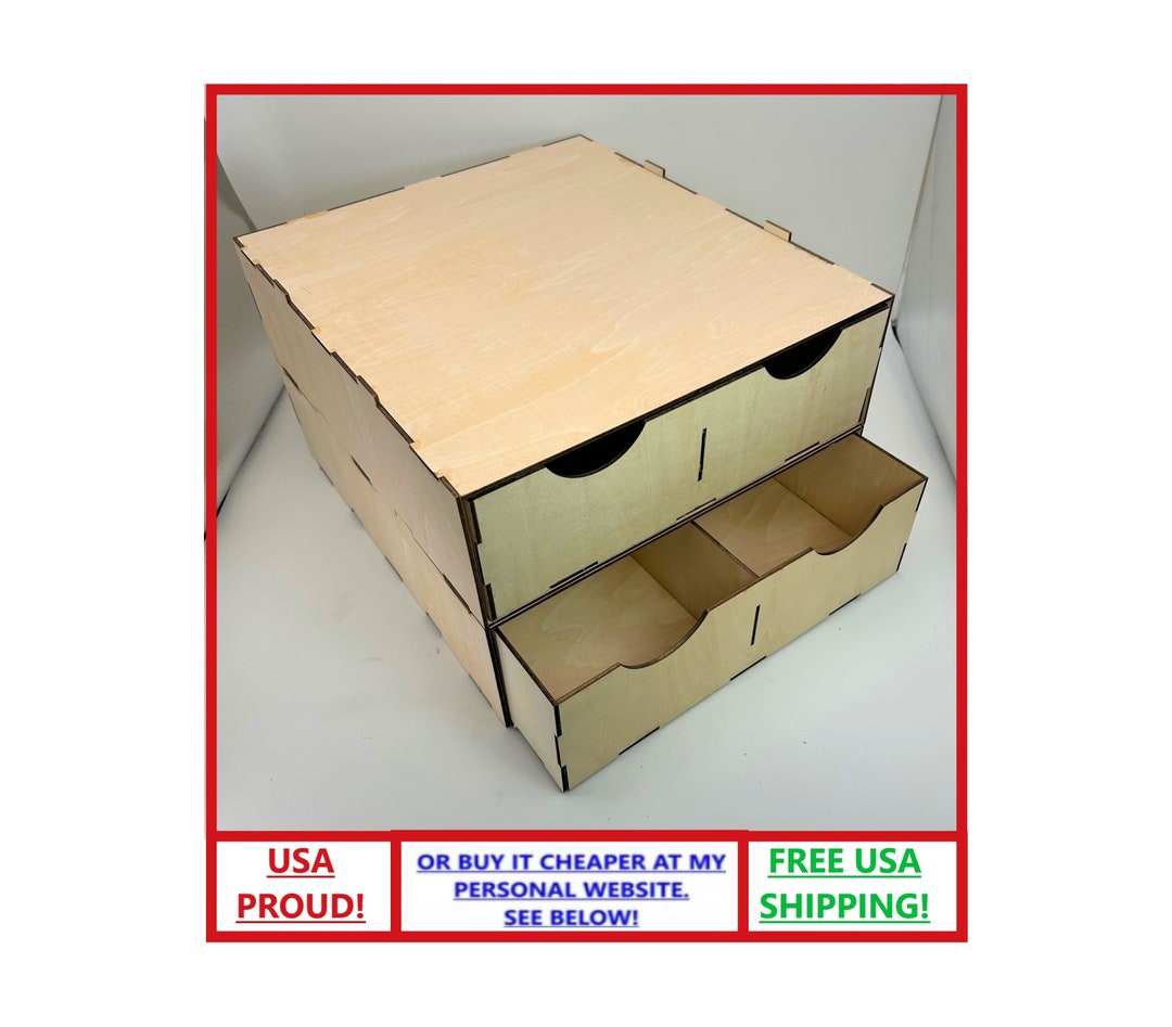 Typhoon Hobby Paint Drawer: Stackable Wooden Storage Organizer - Etsy