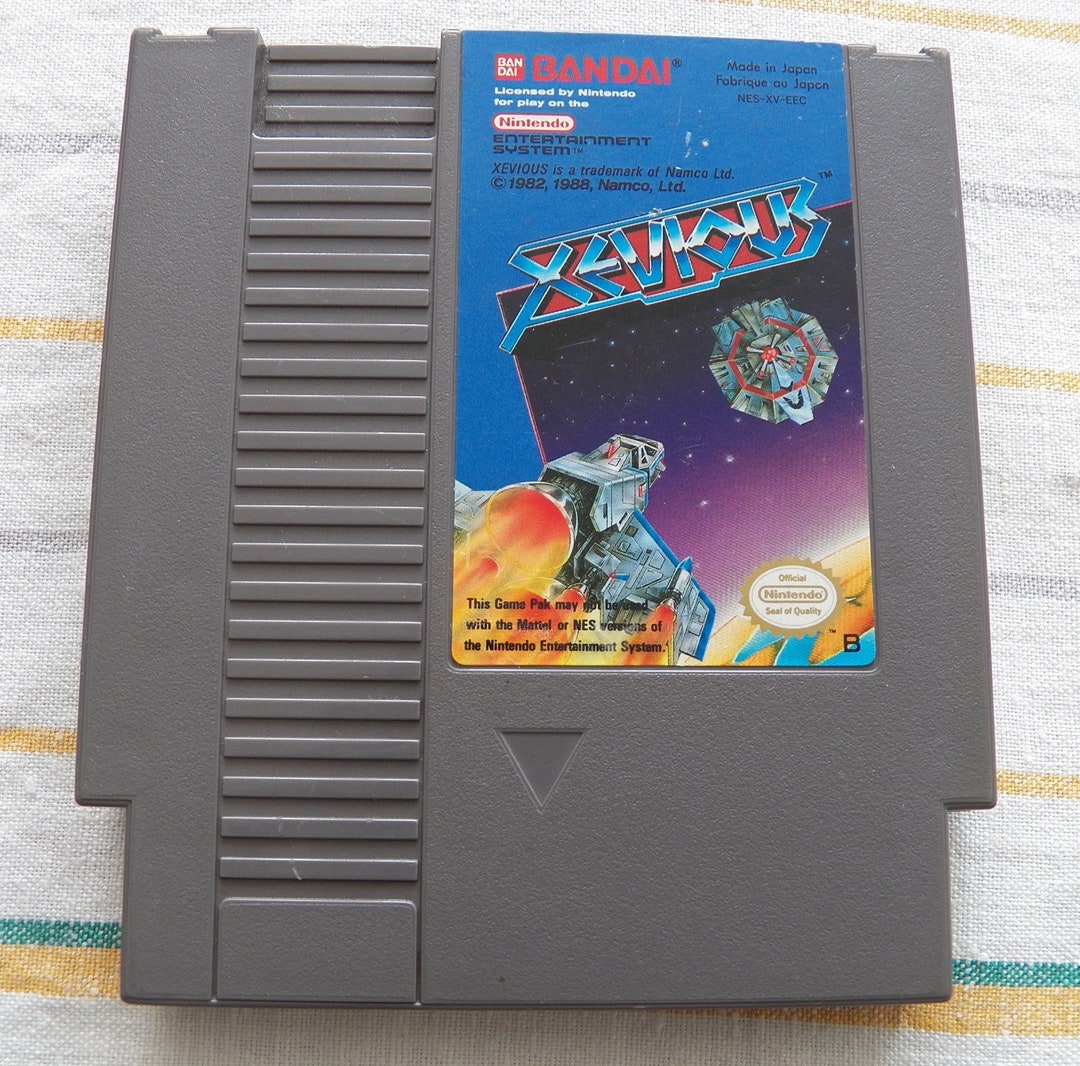 Xevious NES Game Cart Cartridge PAL Nintendo Entertainment System Nes ...