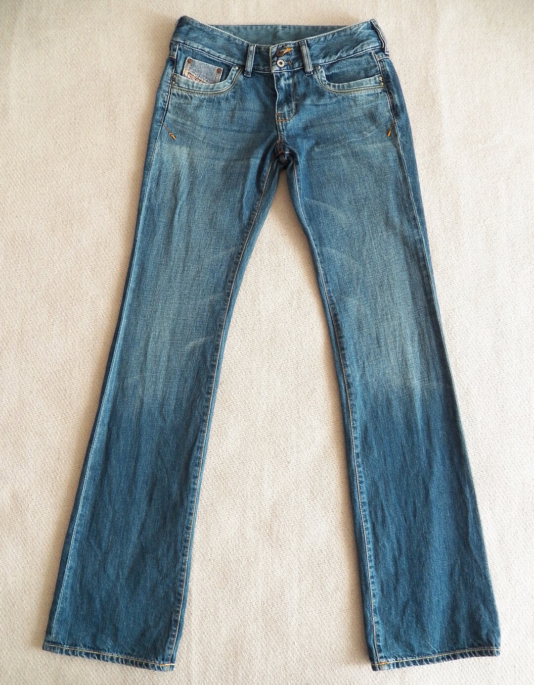 Vintage 00s Y2K Diesel Ronhar Womens Mens Jeans W28 L34 Denim Wash ...