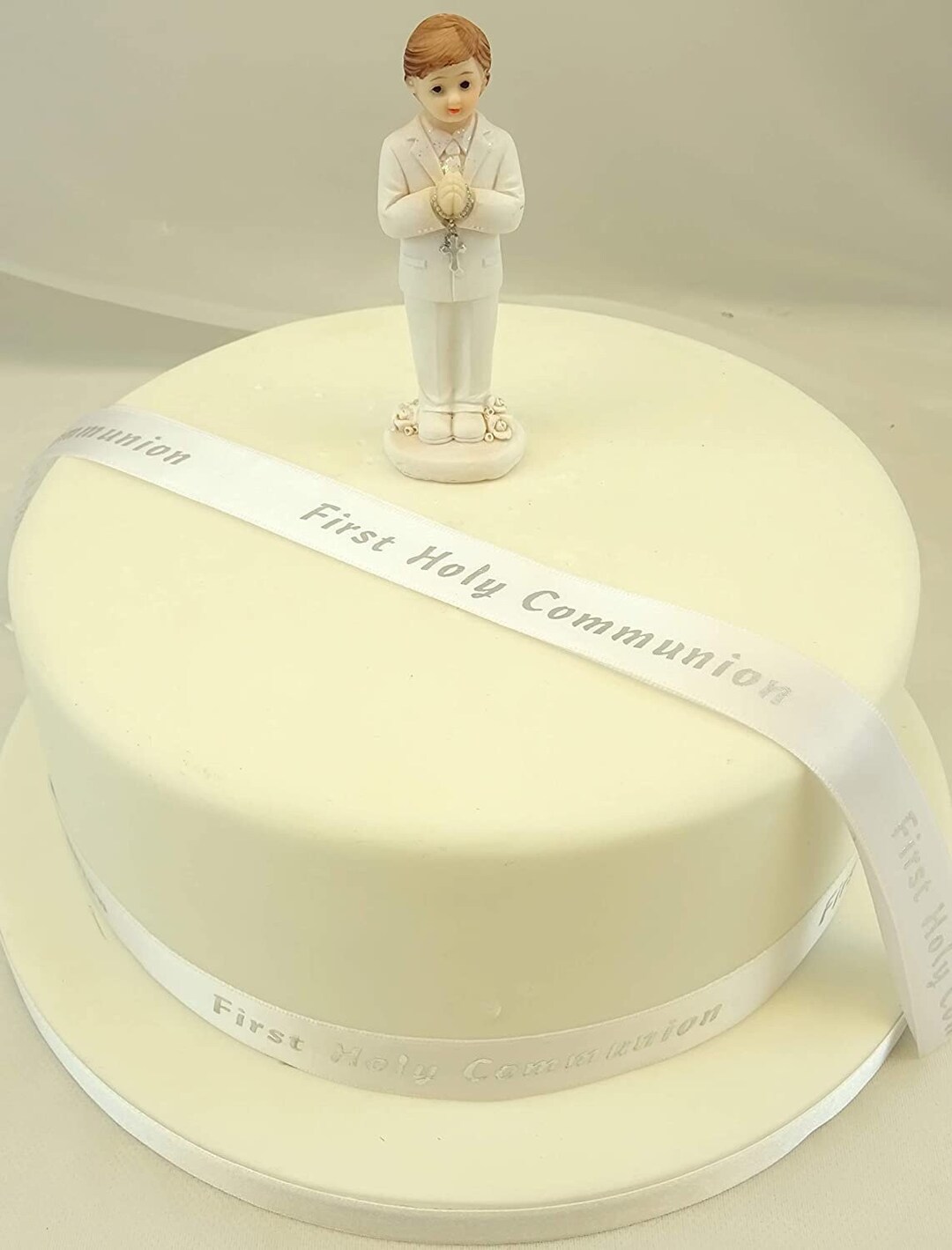 First Holy Communion Boy Cake Topper - Etsy