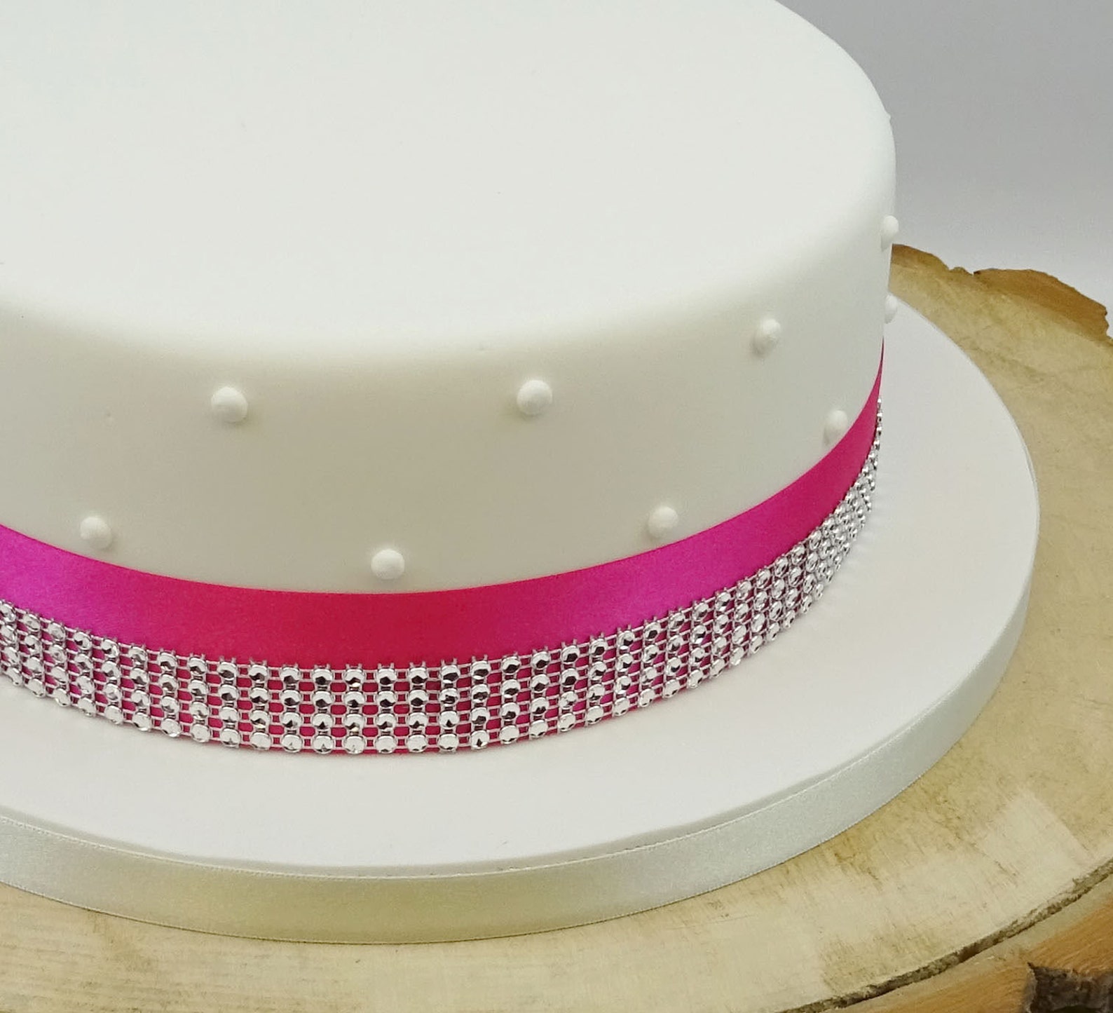 Cake Ribbon Double Satin Shades of Pink Ribbon 35mm With 4 Row | Etsy