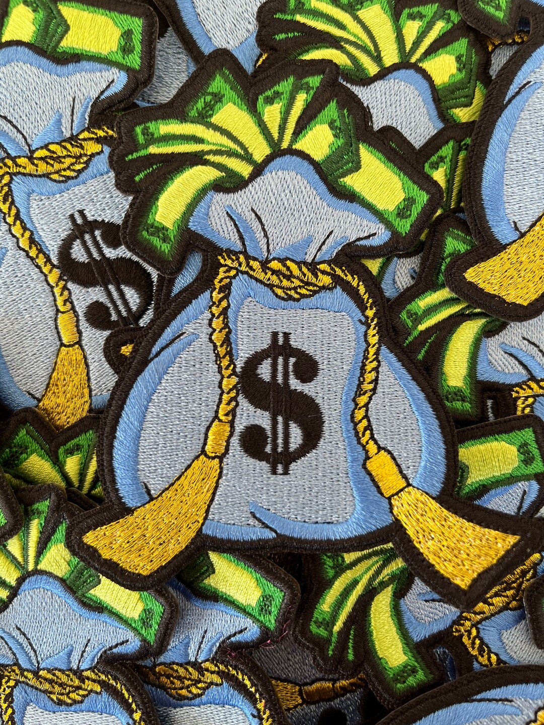 I Get Money Patch 4 Inch in Size Designed by Kristen Cedar, Iron on ...