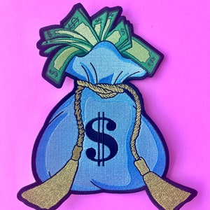 I Get Money Patch Large 9 Inches in Size - Etsy