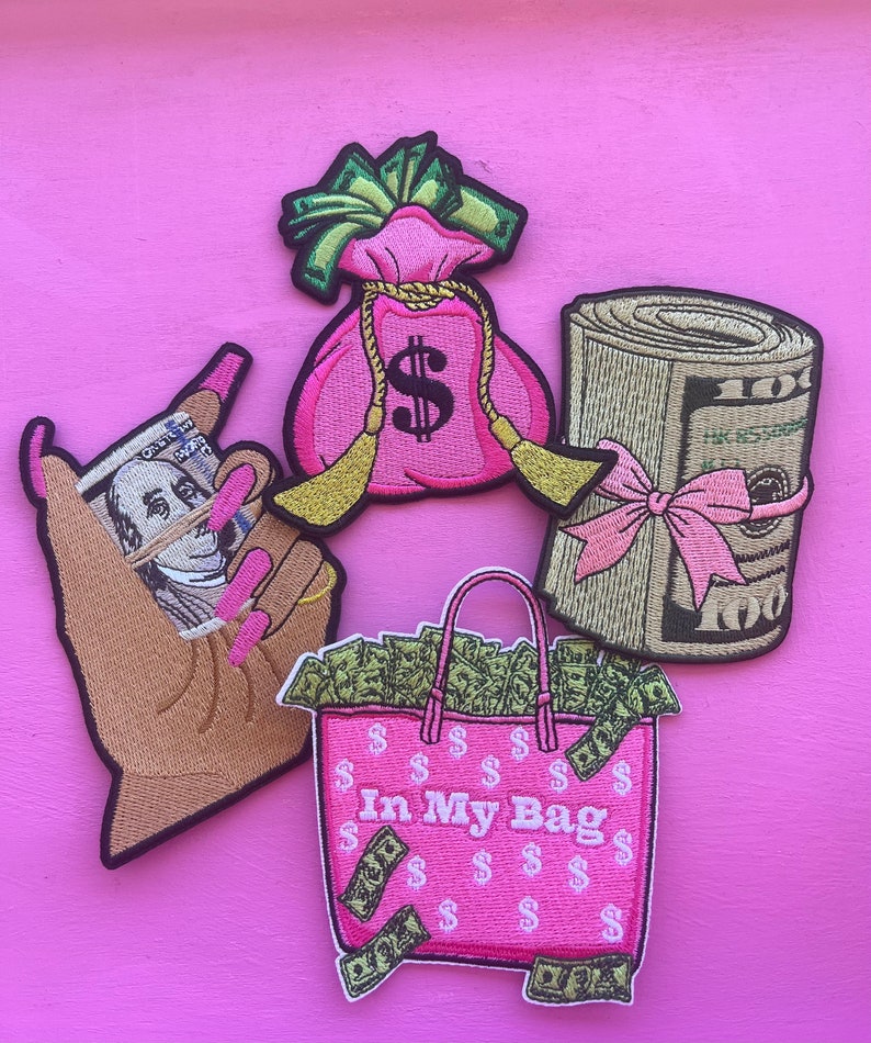 Cash Moves Set of 4 All Patch’s Iron On - Etsy