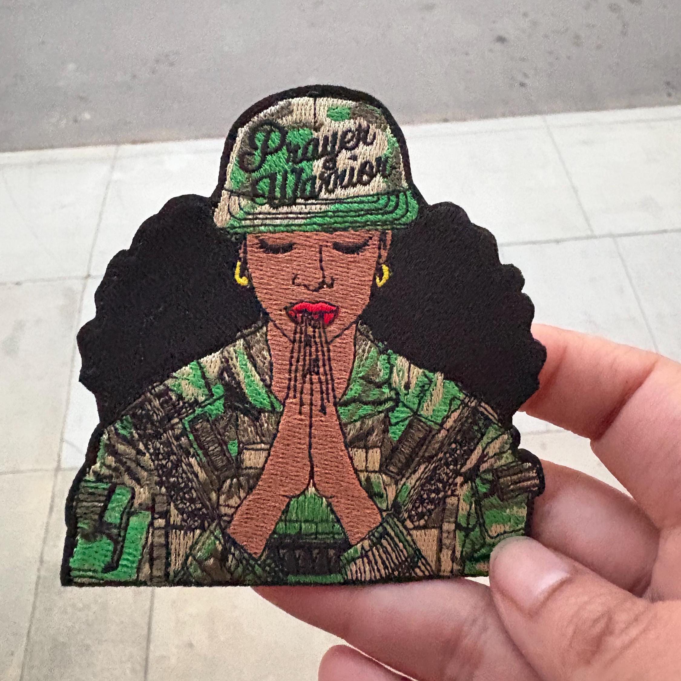 Prayer Warrior Patch 3 1/2 Inches in Size Irons On - Etsy
