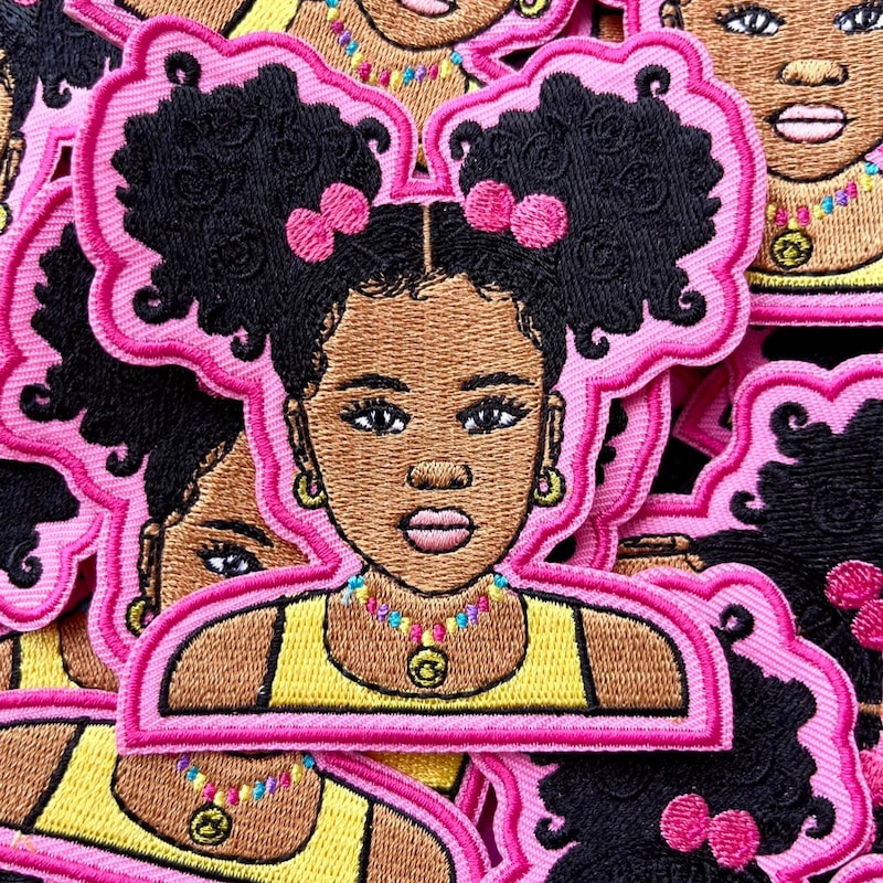 Afro Puff Patch - Etsy