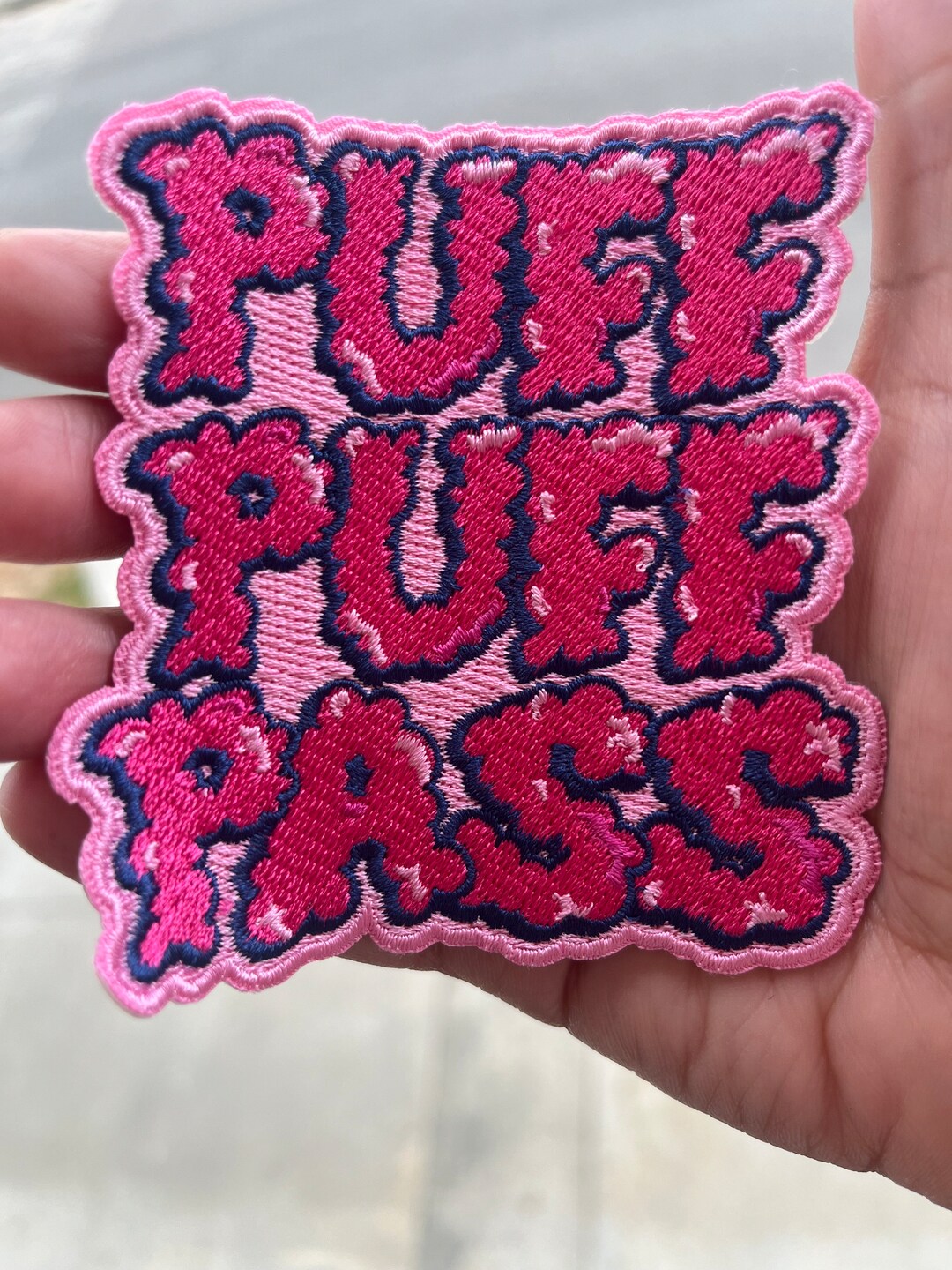 Puff Puff Pass Patch 3 1/2 Inches in Size Irons On - Etsy