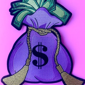 I Get Money Patch Large 9 Inches in Size - Etsy