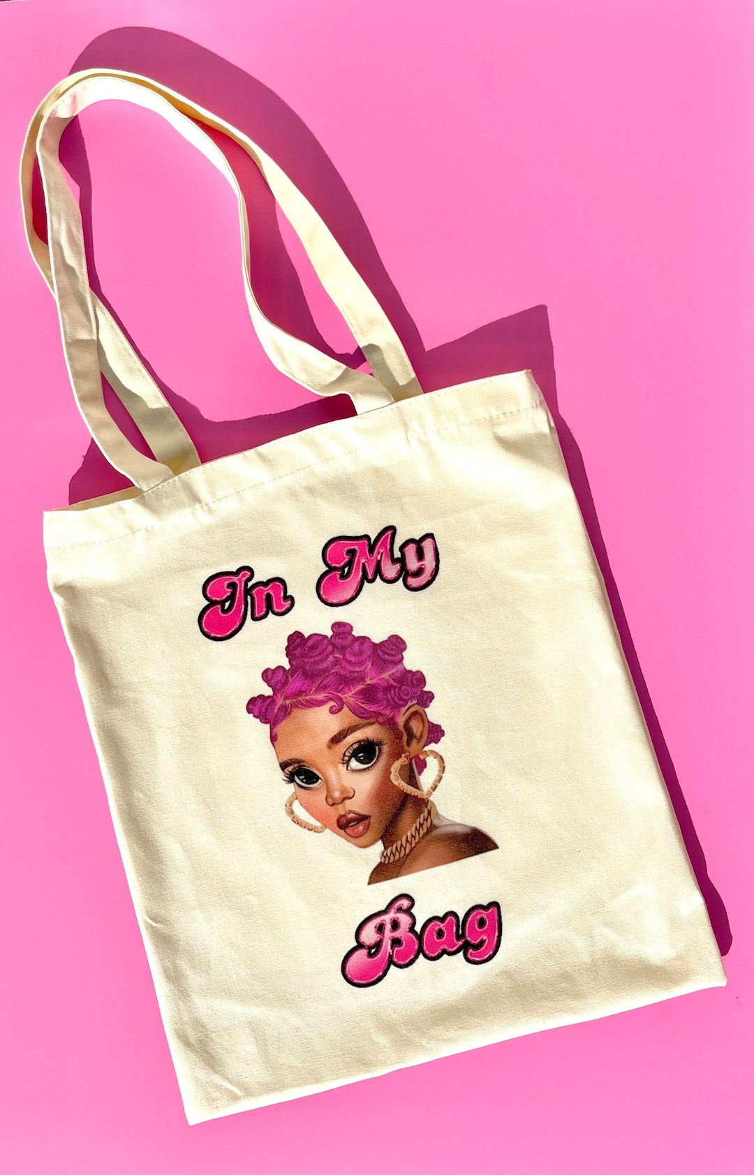 Bantu Baddie Tote Bag 16X14 Inches - Etsy