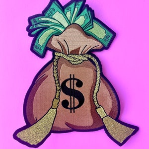 I Get Money Patch Large 9 Inches in Size - Etsy