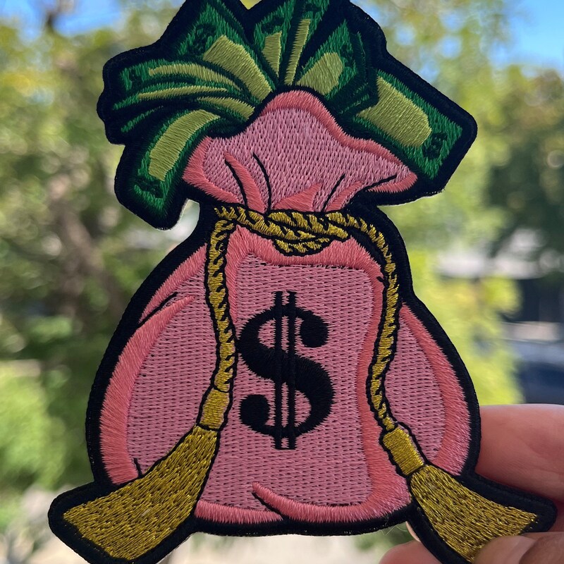 Money Bag Patch - Etsy