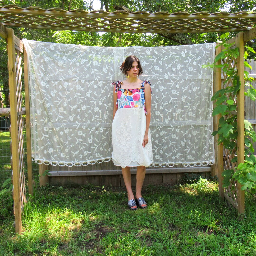 Reworked Handmade Apron Style Dress - Etsy