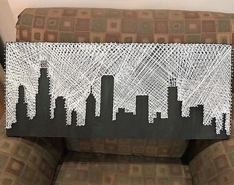 Skyline String Art | Etsy
