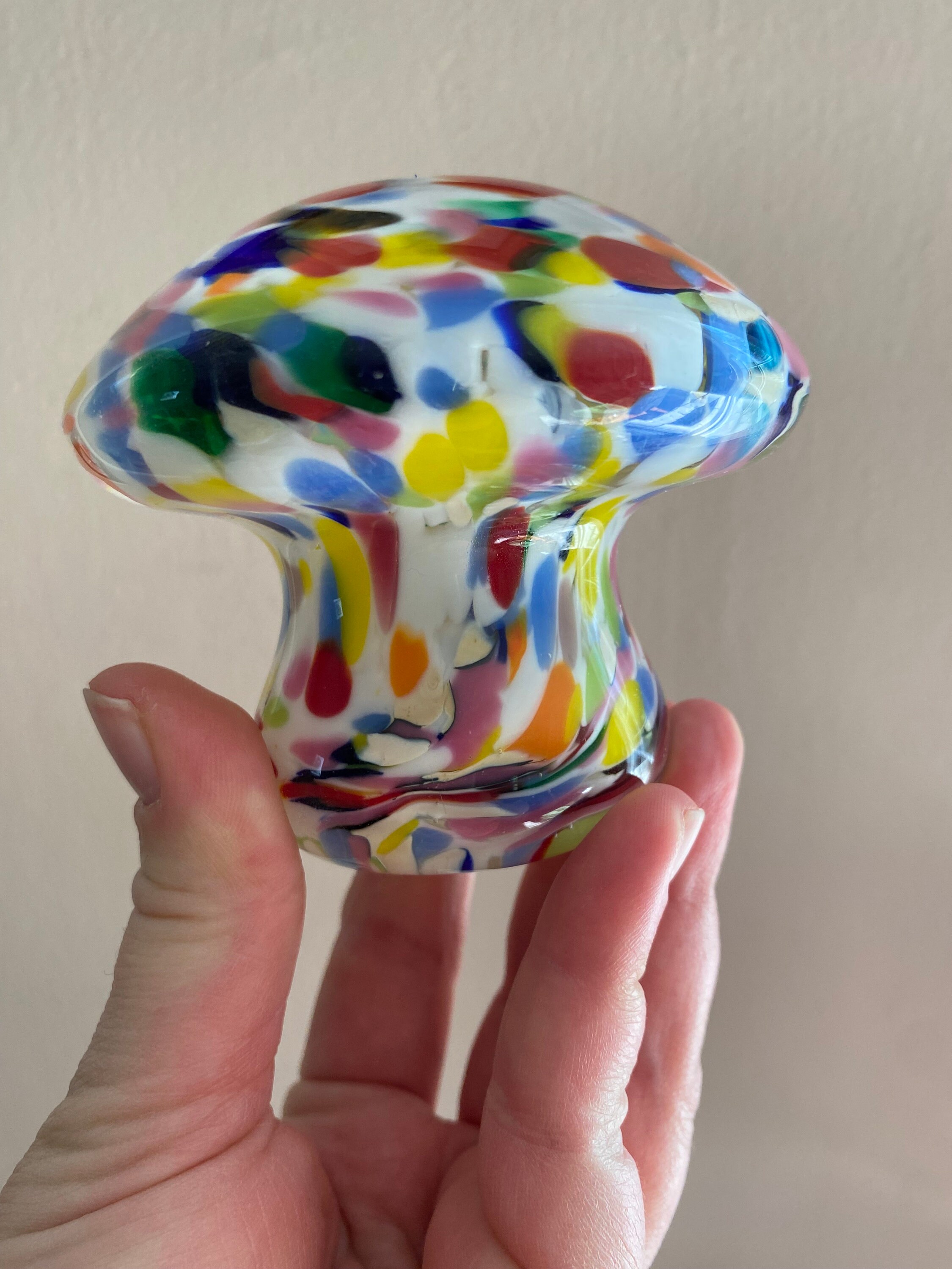 Joe Rice Glass Mushroom - Etsy