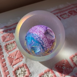 Glass Eye Studio Planet Paperweight - Etsy