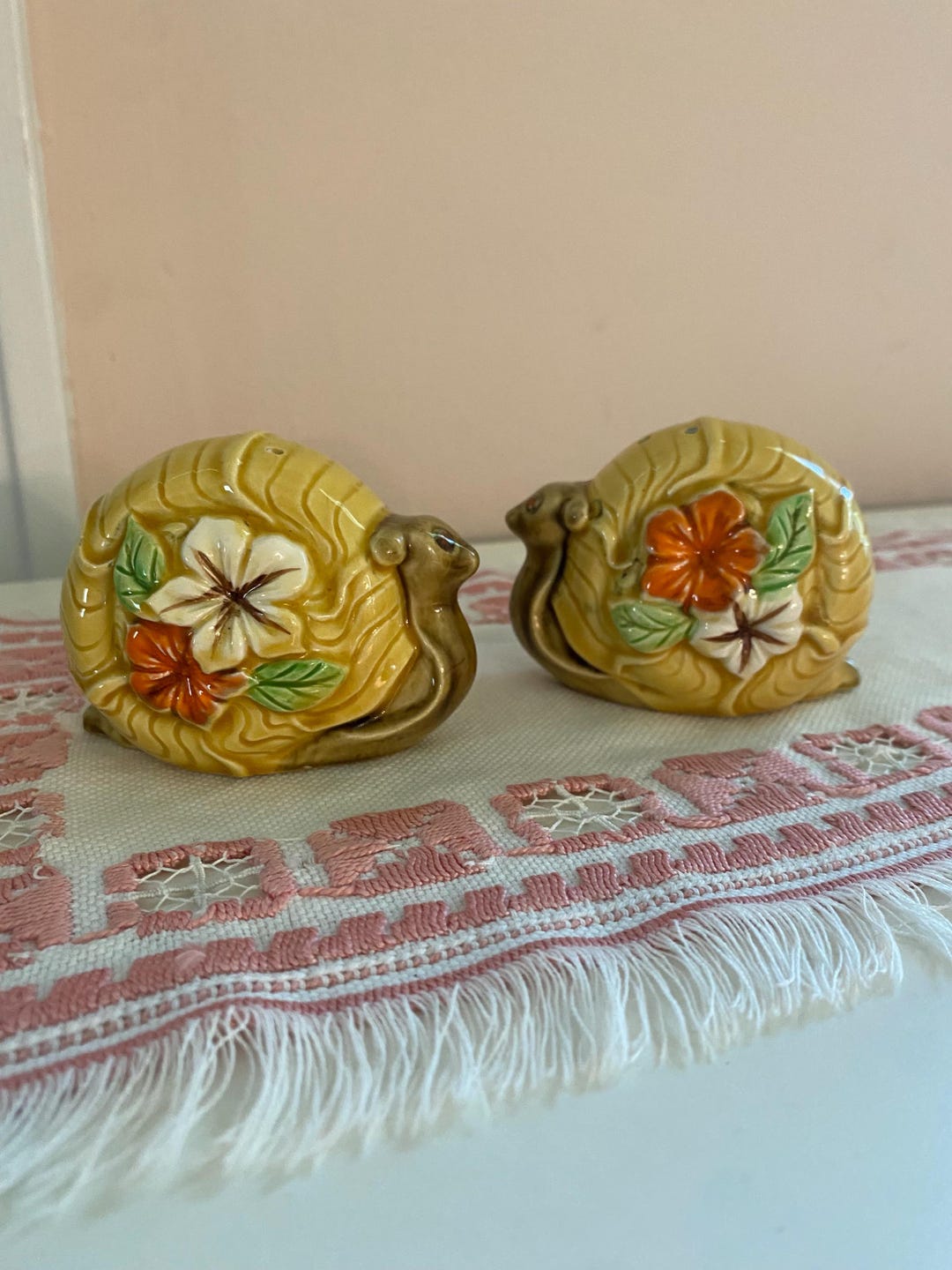 Snail Salt and Pepper Shakers - Etsy