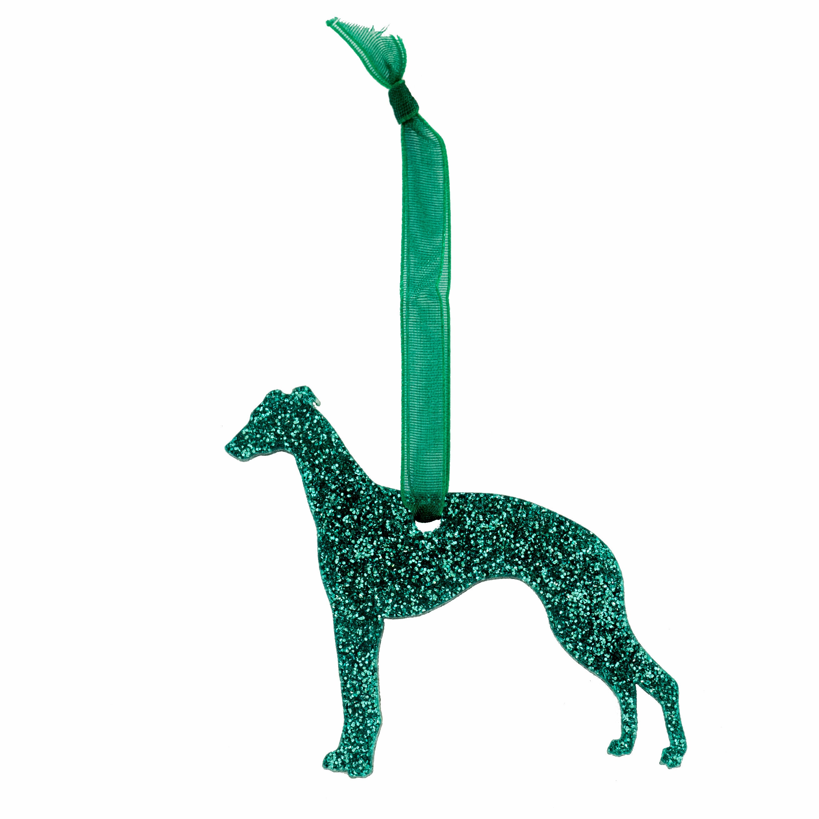 Glitter Acrylic Whippet Christmas Decoration - 11 Colour Choices - Etsy UK