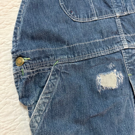 1950s Union Made Sanforized Big Buck Overalls w. 42 - Gem