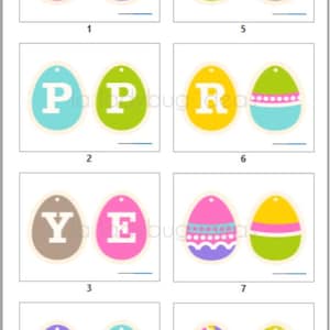 Easter Bunting Classroom Decoration. Easter Banner. PDF File Ready to ...