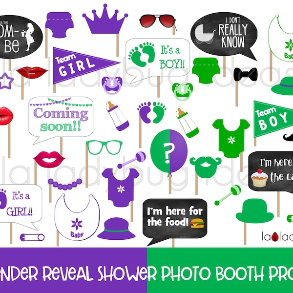 Photo Booth Gender Reveal - Etsy