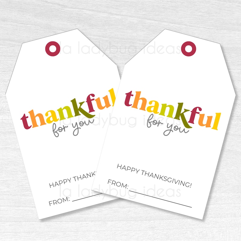 Thanksgiving Tags - Etsy