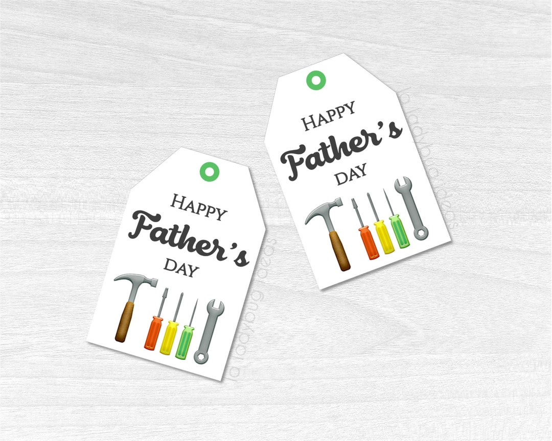 Father's Day Gift Tags. Tags for Dad. Printable PDF. Instant Download ...