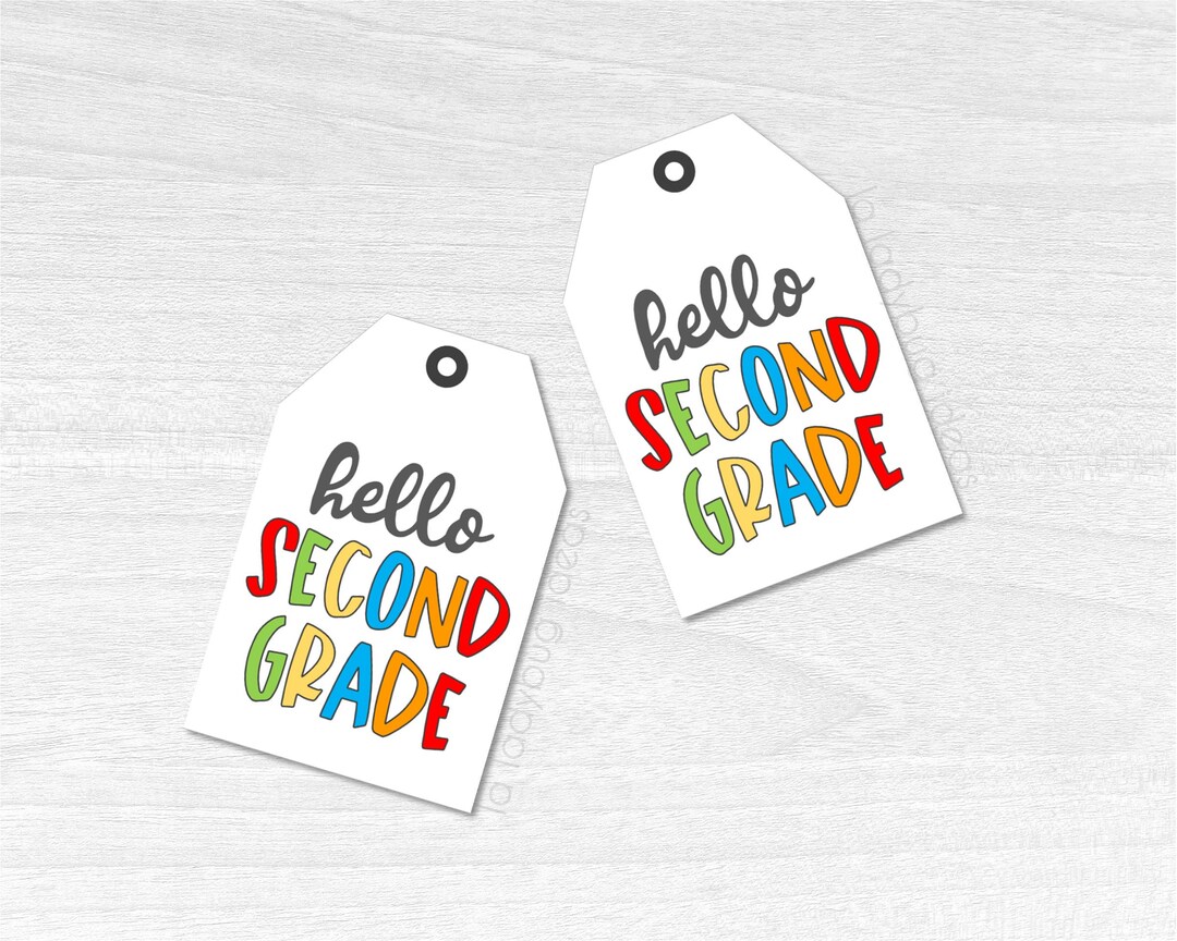 Back to School Gift Tag. Tags for Teachers. Printable PDF. Instant ...