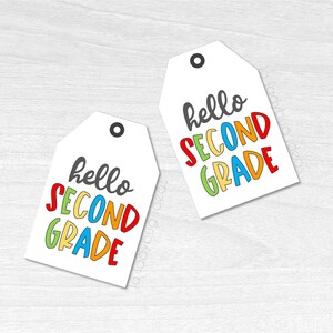 Back to School Gift Tag. Tags for Teachers. Printable PDF. Instant ...