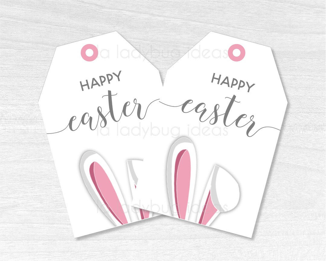 Easter Gift Tags. Basket Tags for Easter. Printable PDF. Instant ...