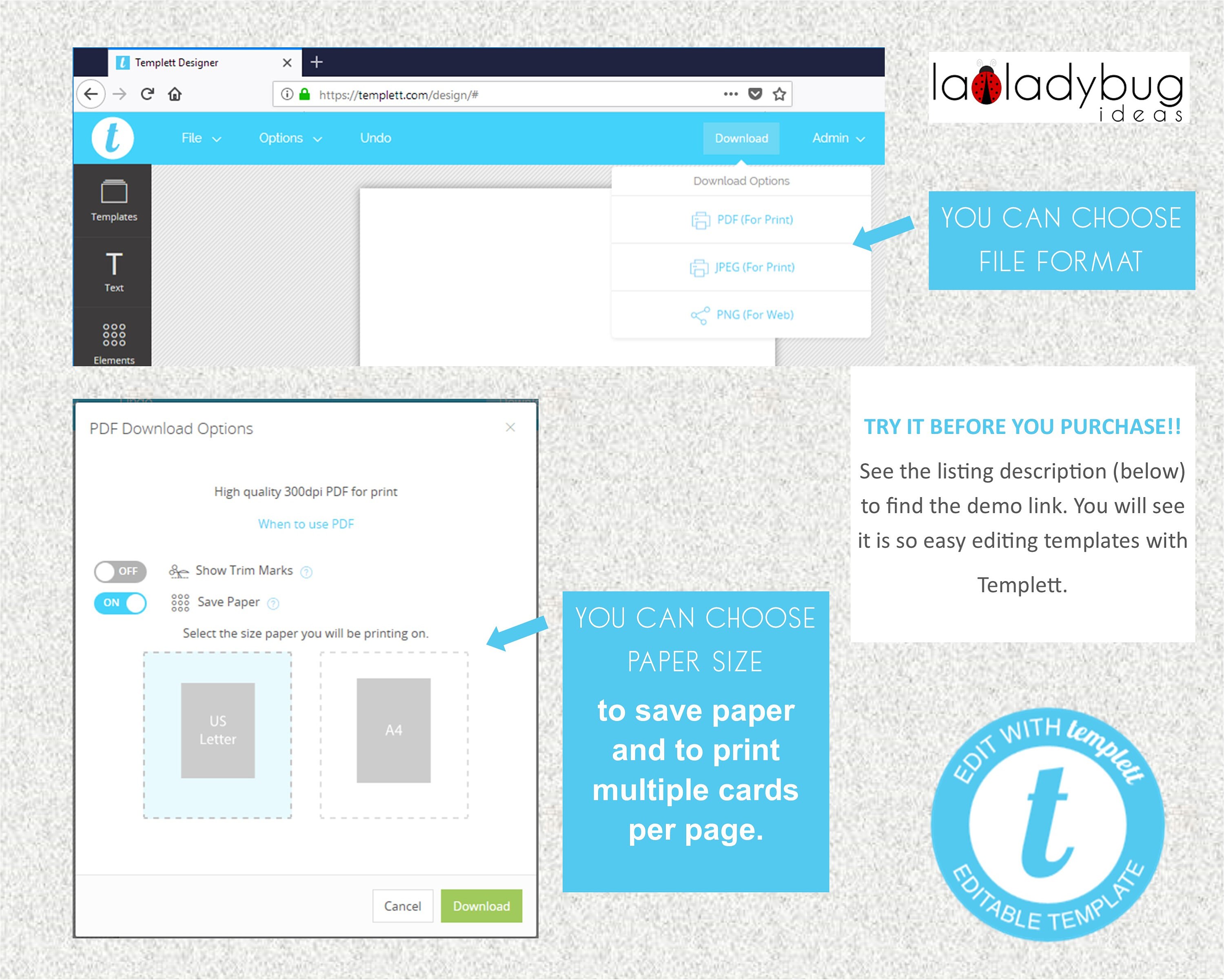 Hot Cocoa Bomb Tags, Editable Template (digital Download) - Etsy