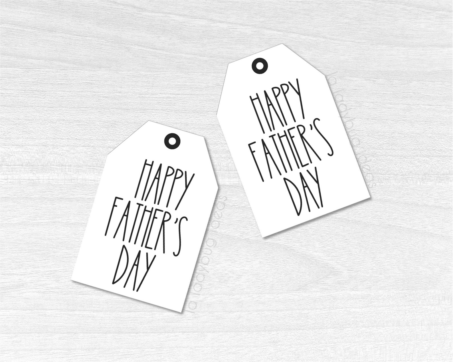 Father's Day Tags. Gift Tags for Dad. Printable PDF. Instant Download ...
