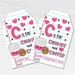 Valentines Gift Tag Teacher. Printable Teacher Gift Tags. Cookie Tags ...