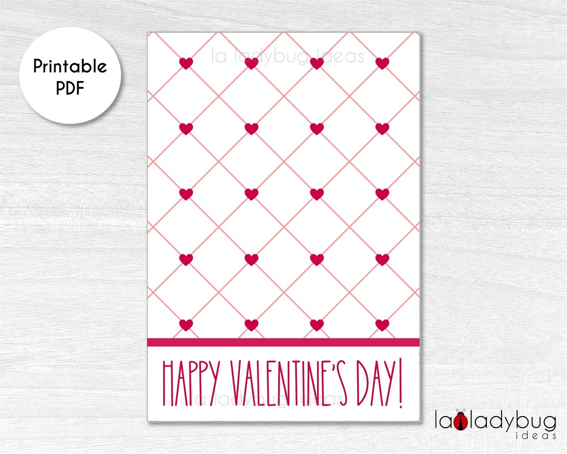 Valentine's Day Cookie card. Happy Valentines day mini | Etsy