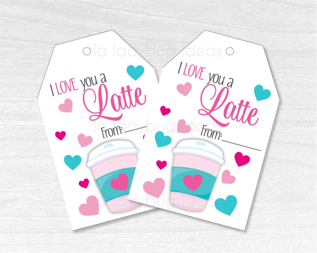Valentine's Day Gift Tags. Gift Tags for Valentine's Day. Printable PDF ...